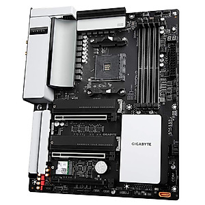 Gigabyte B550 Vision D (AMD Ryzen 5000/B550/ATX/3xPCIe 4.0/3.0/DDR4/ECC Memory/Titan Ridge/3xM.2/USB3.2 Gen 2 Type-C/Intel WiFi 6/Fully Quadro QVL Tested/Dual Intel LAN/1xHDMI 2.1/Motherboard)