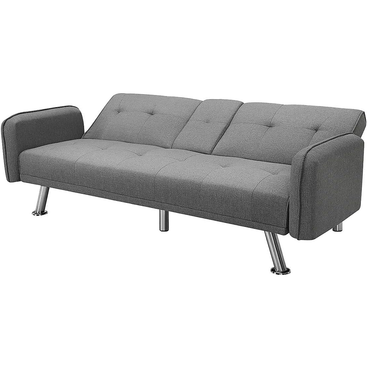HHOK Futon Sofa Bed Living Room Furniture Sets Modern Convertible Folding Lounge Couch Loveseat Daybed Upholstered Sofá for Bedroom Apartment,Home Office
