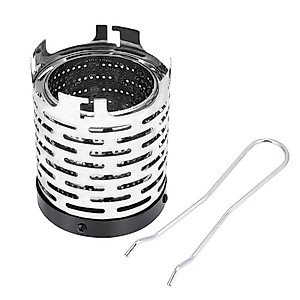 Camping Stove Camping Mini Heater Portable Stainless Steel Tent Heating Cover with Handle and Storage Bag Camping Warm Equipment