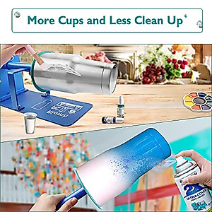 10pcs Tumbler Shields for Epoxy Tumbler, Silicone Tumbler Protector Keeps Spray Paint, Epoxy Resin Out of The Inside of Cup, Working on Tumbler Turner to Keep Tumblers Clean