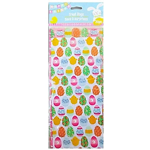 Easter-Themed Cello Treat Bags, 20-ct. Packs (Patterned Eggs)