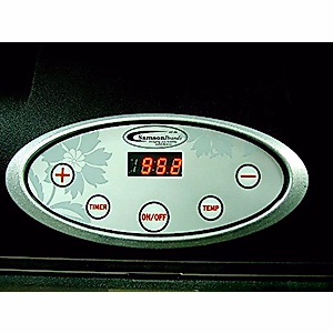 Samson "Silent" 9 Stainless Steel Tray Dehydrator with Digital Timer and Temperature Control for Fruit, Vegetables, Beef Jerky, Herbs, Dog Treats, Fruit Leathers and More