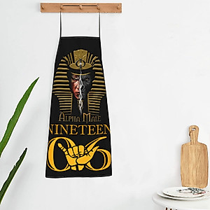 Apron, Waterdrop Resistant Aprons Cooking Kitchen Restaurant Aprons For Women Men Chef, Bbq Drawing Crafting Outdoors