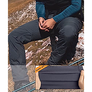 BIYLACLESEN Hiking Pants Mens Quick Dry Pants Mens Work Pants Breathable Pants Tactical Pants Tactical Army Pants Khaki Pants Mens Zipper Pockets