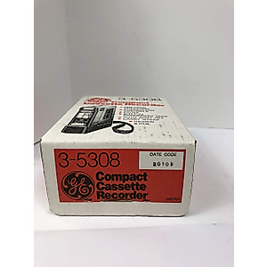 GE Compact Cassette Recorder 3-5301S (Black)