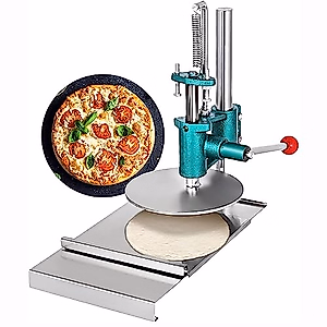 Manual Stainless Steel Dough Sheeter Pasta Maker, 20cm/7.87inch Household Pizza Pastry Press Machine with Cast Iron Base, for Commercial or Family