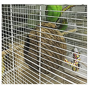 UEETEK Bird Nest Coconut Shell Nest for Parakeets Budgerigar and Small Pet