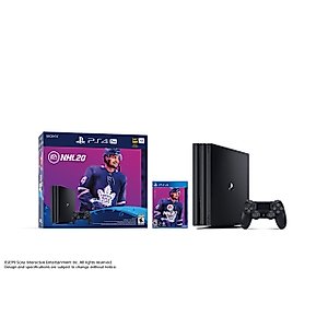 Sony PlayStation 4 1TB Pro Console - NHL 20 Bundle Edition - PlayStation 4 (Renewed)