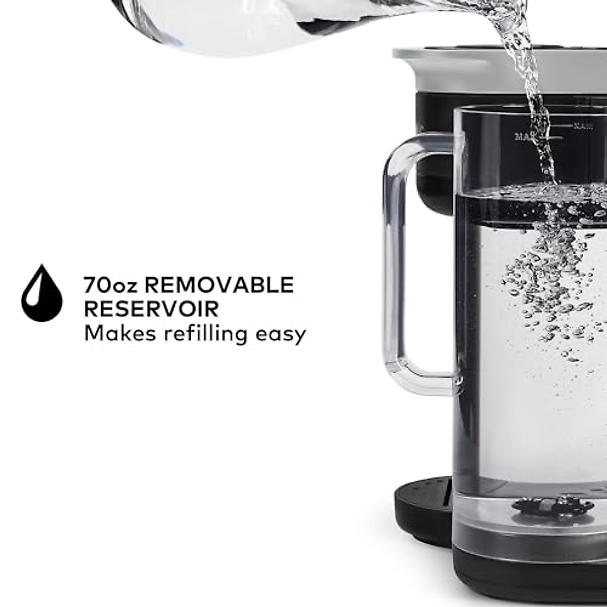 Keurig K-Brew+Chill Iced or Hot Single-Serve K-Cup Coffee Maker with MultiStream and QuickChill Technology, 70oz. Removable Reservoir