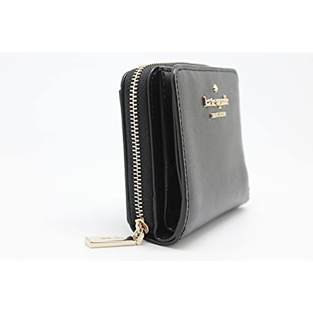 Kate Spade New York Small Zip Around Leather Wallet Black