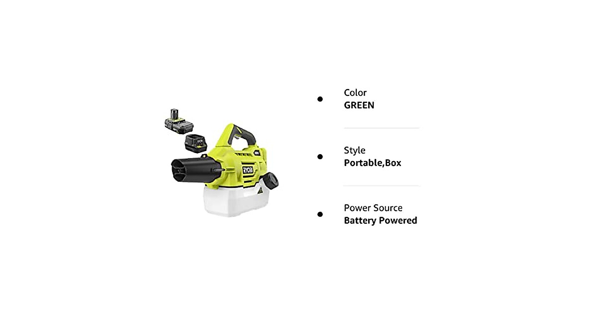 RYOBI 18V Cordless Mister/Fogger | Yard Pest Control