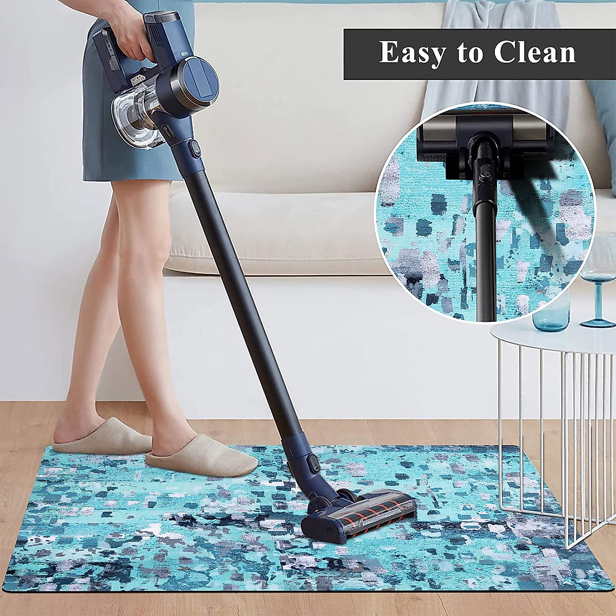 Pauwer Office Chair Mat for Hardwood Floor, 36"X48" Computer Chair Mat for Gaming, Desk Chair Mat, Low Pile Chair Mat Floor Mat Carpet, Anti-Slip Floor Protector Rug for Home Office