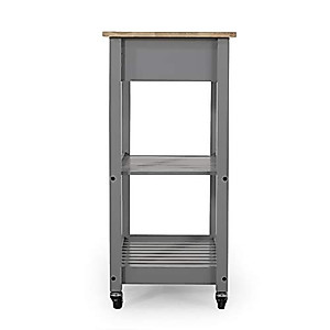Christopher Knight Home Dade Kitchen Furniture, Gray + Natural
