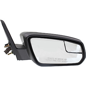 Kool Vue Driver & Passenger Side Power Mirrors for Ford Mustang 2011-2012 With Spotter Glass with 2 Caps