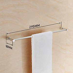 JJZXD Wall Mounted Towel Racks, Wall Mounted Towel Rack Bathroom Storage Shelf Stainless Steel