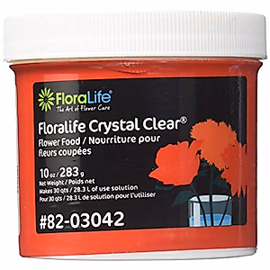 Cut Flower Food Floralife Crystal Clear 10 Ounce