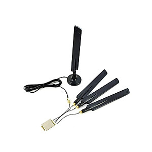 Coolwell Waveshare SIM8202G-M2 5G HAT with Antennas, Support 5G/4G/3G Snapdragon X55 Onboard, Multi Mode Multi Band, for Regions with 5G Sub-6G Signal Coverage