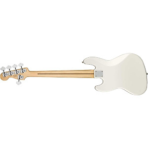 Fender Player 5-String Jazz Bass, Polar White, Pau Ferro Fingerboard