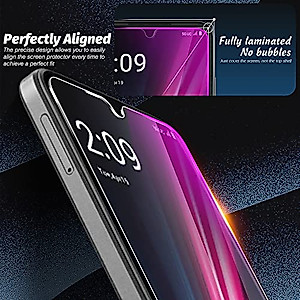 Orzero (4 Pack) Compatible for T-Mobile Revvl 6 Pro 5G Tempered Glass Screen Protector, 2.5D Arc Edges 9H HD Bubble-Free (Lifetime Replacement)