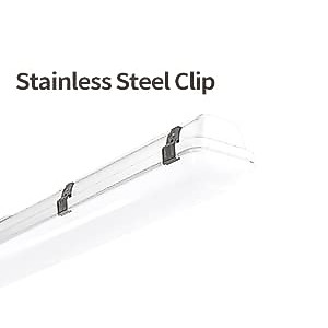 LEDONE 8FT LED Vapor Tight Light, 60W/75W/90W Tunable, Selectable CCT 3500K/4000K/5000K, 0-10V Dimmable, IP66 Outdoor, UL DLC NSF Listed, 2 PK