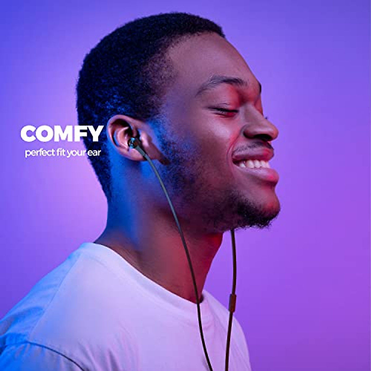 MuveAcoustics Spark Earbuds Wired Headphones with Mic - Phone Headset in Ear Buds Noise Cancelling for Computer Android Gaming Compatible with Samsung, Laptop, iPhone, iPod, iPad, Kindle, 3.5mm Jack