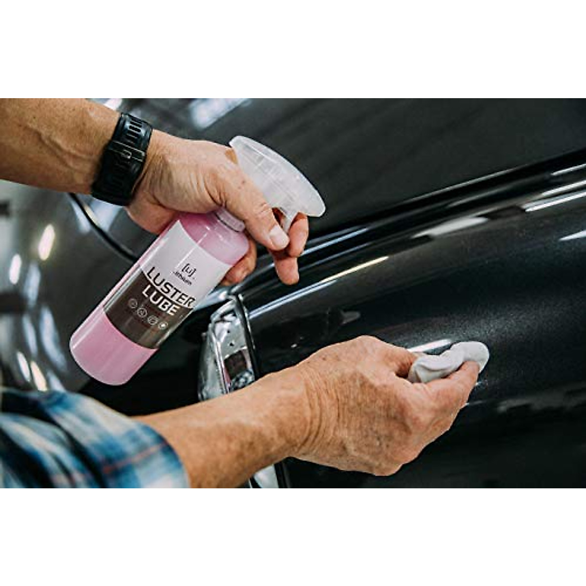 Fore Clay and Luster Lube - Clay Bar Kit, Auto Detailing Clay bar for Cars, Trucks, Boats, Glass and Plastic. Includes Luster Lube Hydrophobic Lubricant.