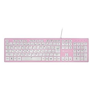 COUGAR CGR-WRXMI-VAP Gaming Keyboard, VANTAR AX Pink, Wired, Scissor Switch, Aluminum Frame, 2 Adjustable Angle, Anti-Ghost, RGB, Japanese Layout, Pink