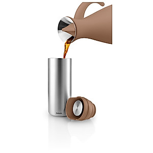 Eva Solo | Urban To Go Cup 12oz Mocca | Double walled thermo cup with vacuum | Danish Design & Functionality | Mocca