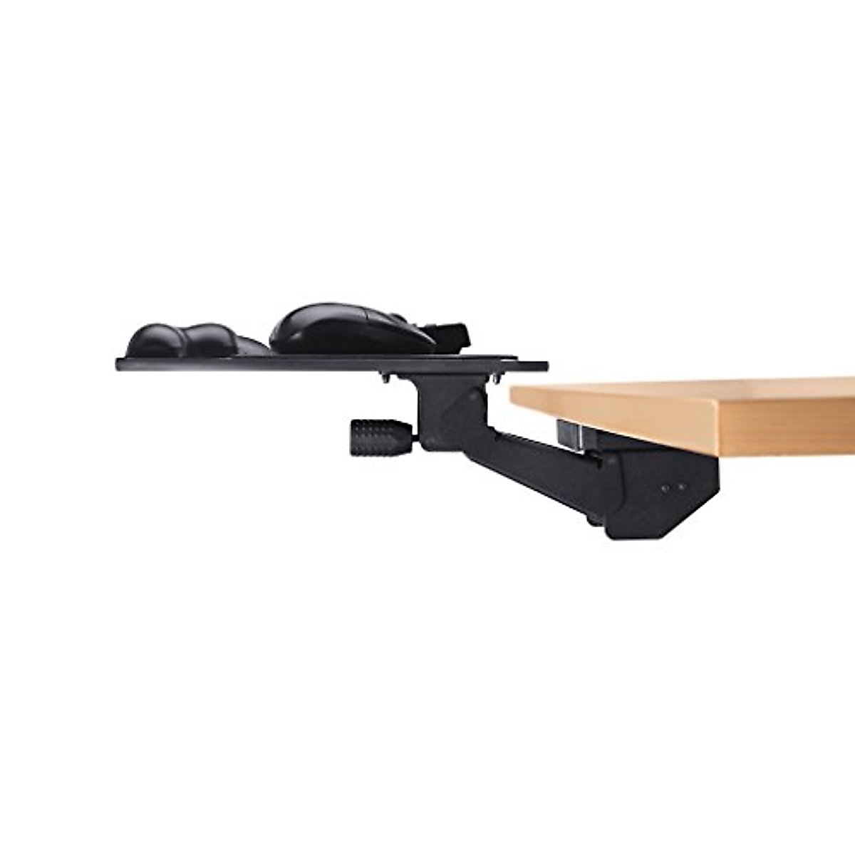 Adjustable Keyboard Tray Ergonomic Design Standard Under Desk Platform Large Space Track CARTMAY