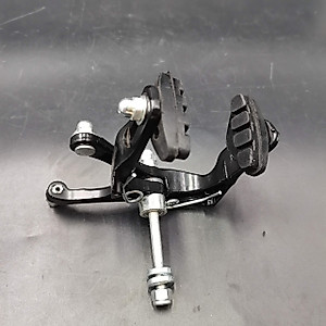 CDHPOWER Bike Brake, Bike Disc Brake, Bicycle C Brake Caliper, Aluminum Alloy Front & Rear Side Pull Brake Set Bike Accessory for Mountain Bike, Folding Bike, Road Bicycle (Black)