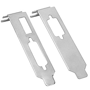 AHIER Low Profile/Half Height Bracket for HDMI + VGA + DVI ATI Nvidia Video Graphics Card