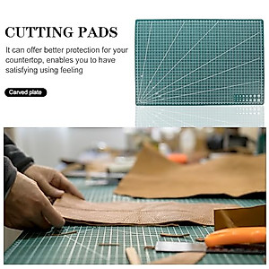 COHEALI Cutting Mat 24 X 36 Mat 24 X 36 Precision Healing Rotary Carving Crafts Board Self Sewing Art Pad Handcraft Hobby Fabric Mat for Tabletop Pads Professional DIY Craft Green Double Cutting
