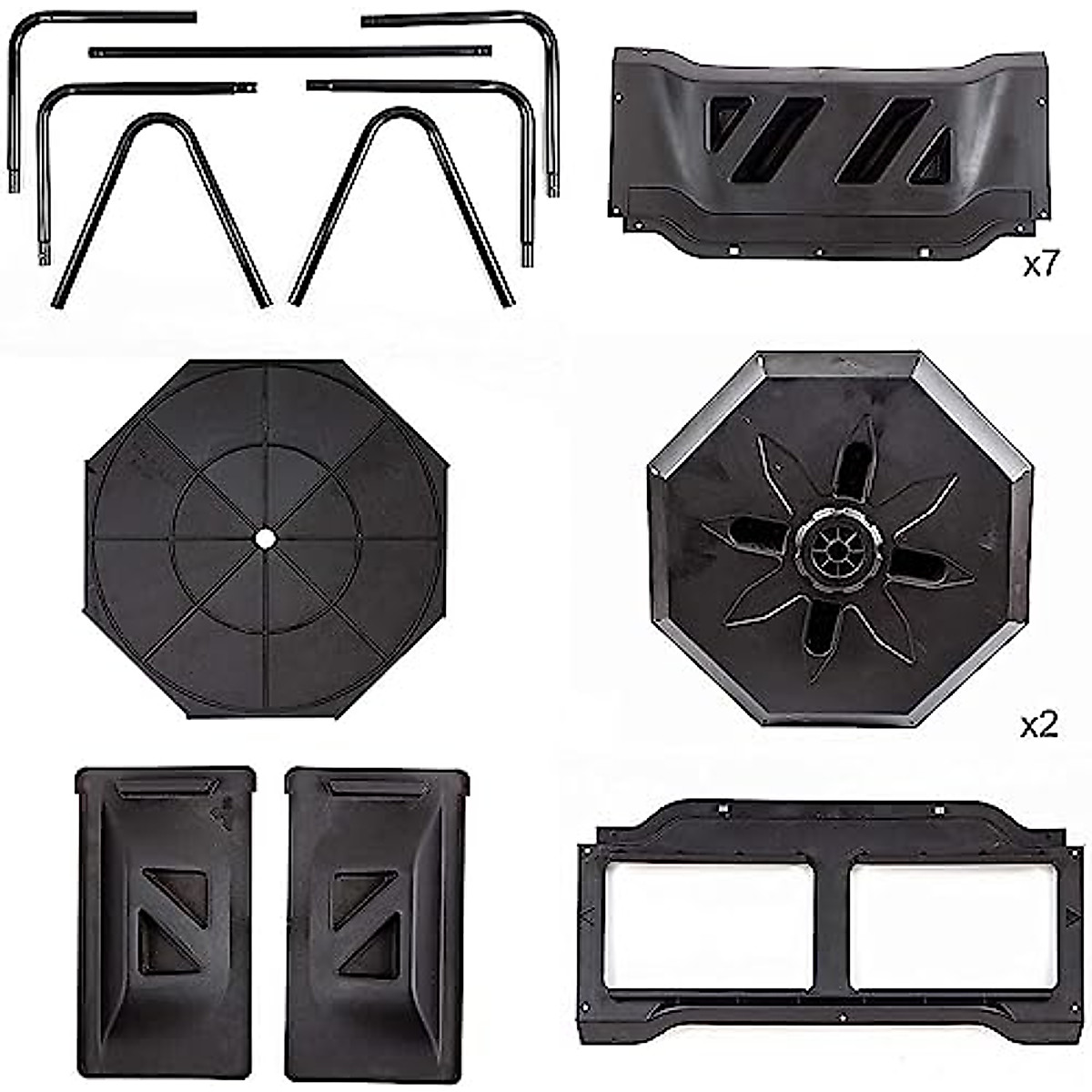 Compost Bins Outdoor 43 Gallon Garden Compost Tumbler Bin ｜ Extra Wide Dual Chamber with 360 Degree Rotating Composter Food Waste Bin ｜Outdoor Aerating Waste Bin Composting Tumbler