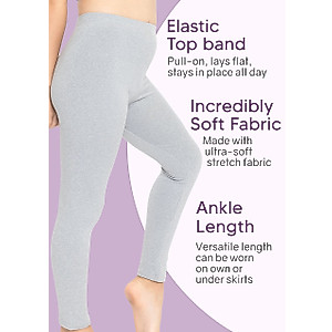 STRETCH IS COMFORT Girl's CREW Neck and Leggings Set Brown X-Large