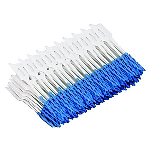 160pcs Interdental Brush Soft Dental Floss Toothpicks for Oral Care Adults Children(Blue)