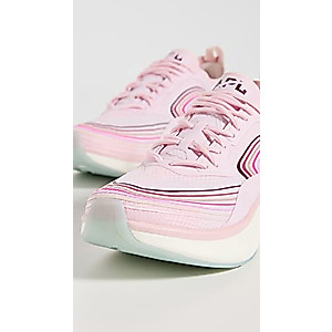 APL: Athletic Propulsion Labs Women's Streamline Sneakers, Bleached Pink/Burgundy/White, 10.5 Medium US