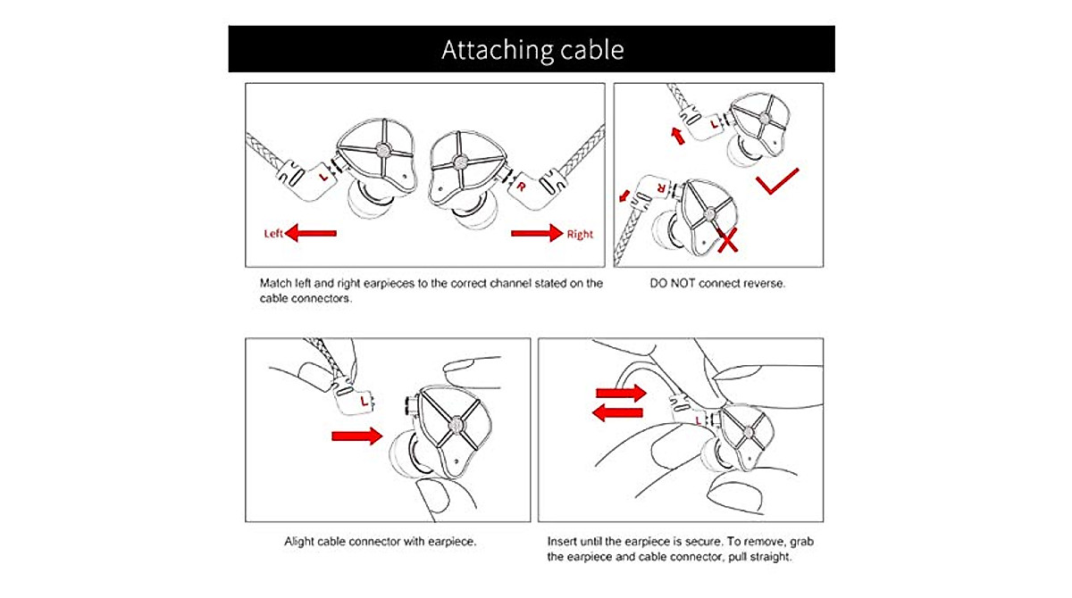 Hybrid Dual Driver In Ear Monitors - HiFi Sound & Detachable Cable