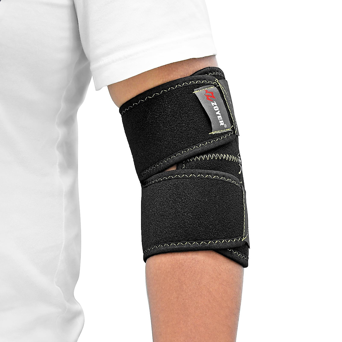 ZOYER Elbow Brace for Tendonitis and Tennis Elbow for Women and Men, Adjustable Elbow Support with Customized Pressure, Suitable for Pain Relief, Sports Injury Recovery, Sprains, Strains, Arthritis
