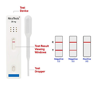NicoTests® Saliva Vapor 30 ng Test (10)