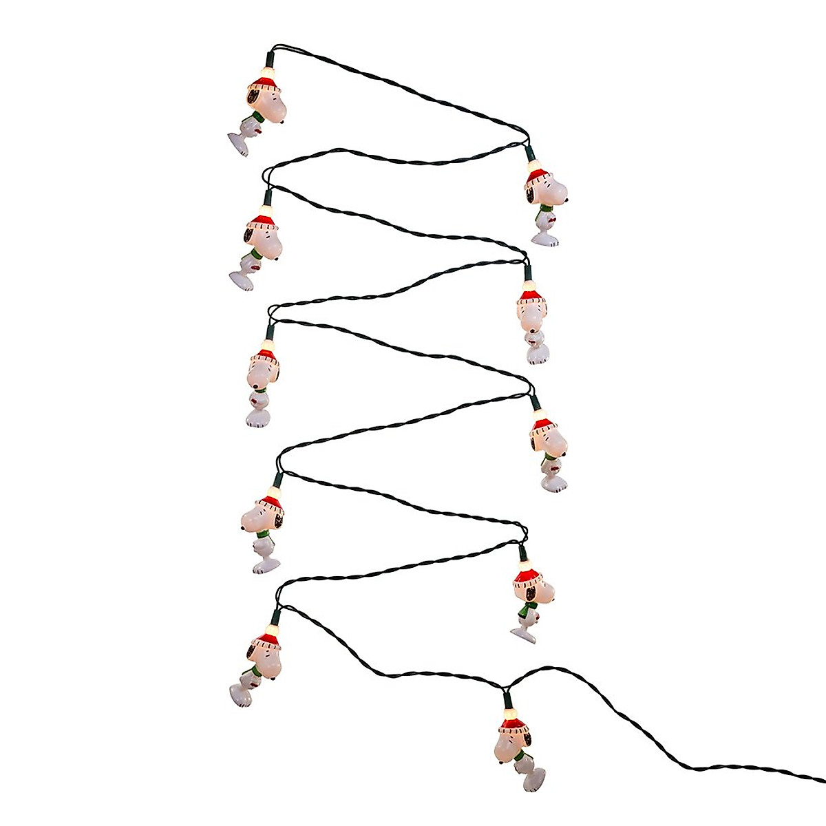 Peanuts Kurt Adler 11-Foot 10-Light Snoopy Light Set