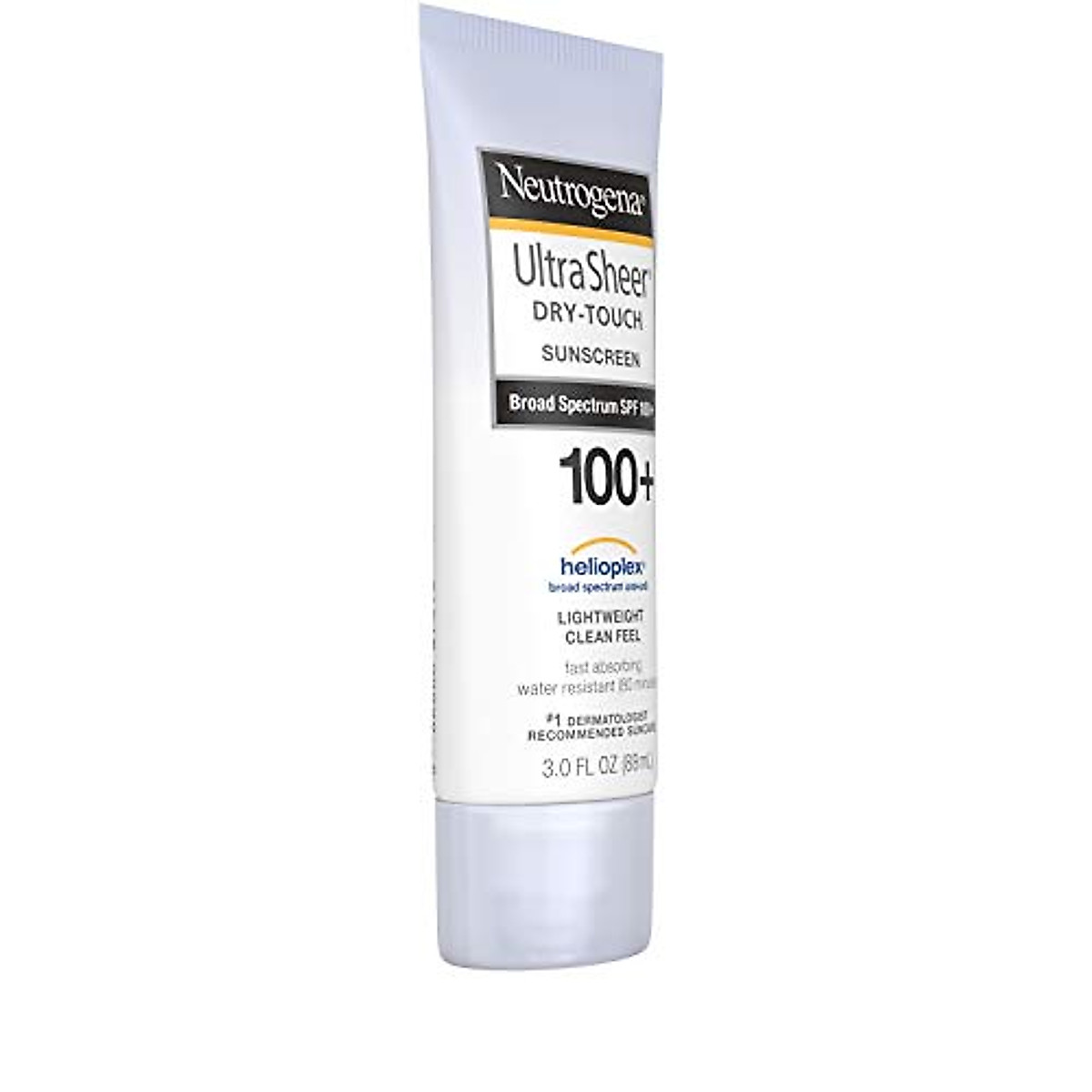 Neutrogena Ultra Sheer Dry-Touch Water Resistant and Non-Greasy Sunscreen Lotion with Broad Spectrum SPF 100+, 3 fl. oz