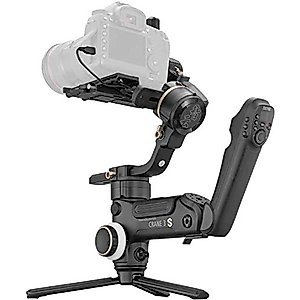 ZHIYUN Crane 3S Camera Stabilizer [Official], Handheld 3-Axis Gimbal Stabilizer for DSLR Cinema Cameras and Camcorder