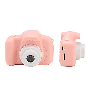 Kids Digital Camera Multi Mode Filter Front Rear 8MP 1080P HD Video Cute Toddler Camera Pink Camera for Home Outdoors Travel Girls Boys Pink