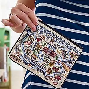 Catstudio University of North Carolina Collegiate Zipper Pouch Purse | Holds Your Phone, Coins, Pencils, Makeup, Dog Treats, & Tech Tools