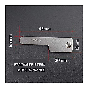 Orthodontic Gap Ruler Dental Interproximal Reduction Gauge Ruler Tooth Gap Measuring IPR System Stainless Steel Orthodontic Instrument