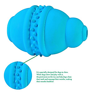 Dog Toy Interactive Tumbler Toy Ball Pet Treat Leaking Toy with Dual Rolling Balls & Teasing Wand for Training of Medium and Large Dogs Interactive Games, get rid of Boredom, Clean Dog Teeth (Pink)