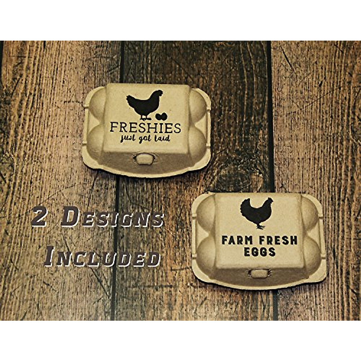 Rural365 Chicken Egg Cartons - Biodegradable Egg Carton 6 Cell Egg Holders, Farm Freshies Empty Egg Cartons, 20 Pack