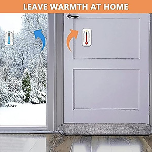 Triangle Under Door Draft Stopper Noise Blocker 36 Inches for Door Bottom Air Seal Insulation and Soundproof, Heavy Duty Weather Guard Snake Stripping, Gray