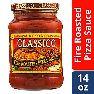 Classico Signature Recipes Fire Roasted Pizza Sauce 14 oz Jar