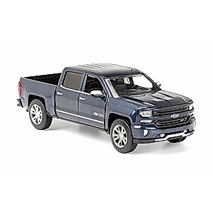 Motor Max 2018 Chevy Silverado Pick-Up Truck (Centennial Edition), Steel Blue 79353BU - 1/27 Scale Diecast Model Toy Car